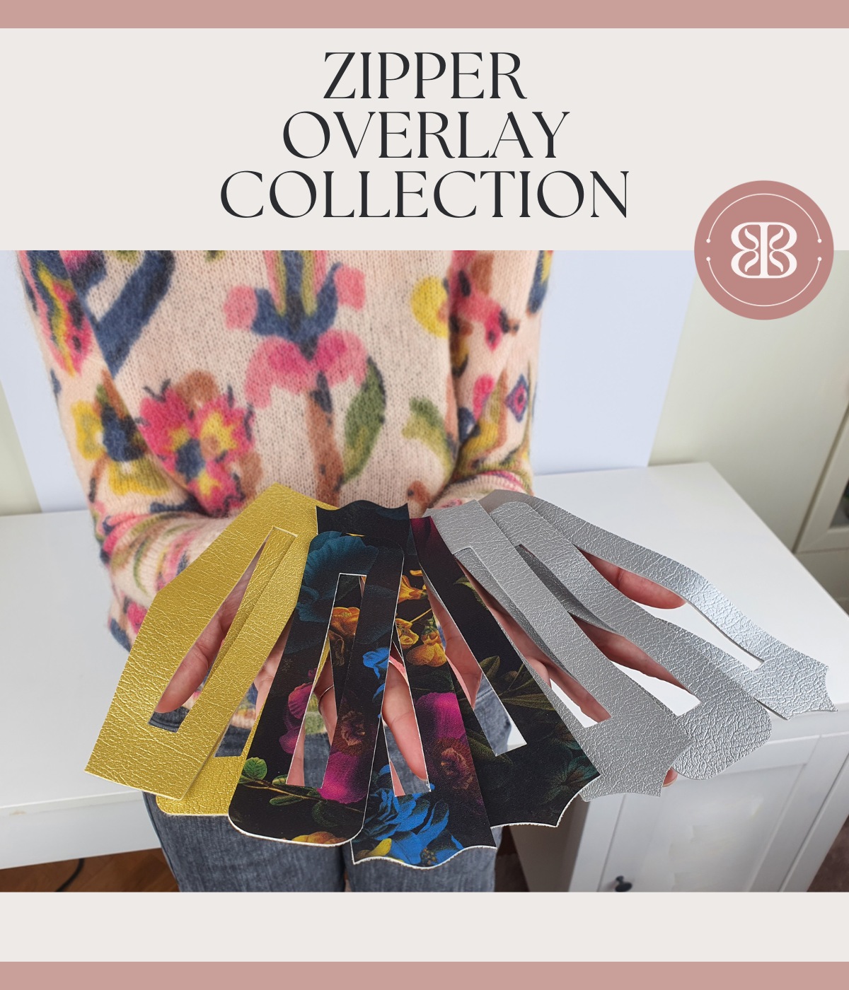 Zipper Overlay Templates - Petal Sewing Patterns