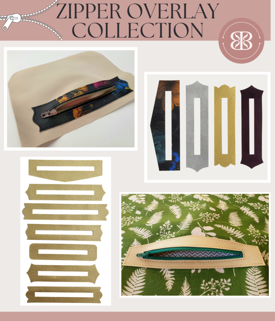 Zipper Overlay Templates - Petal Sewing Patterns