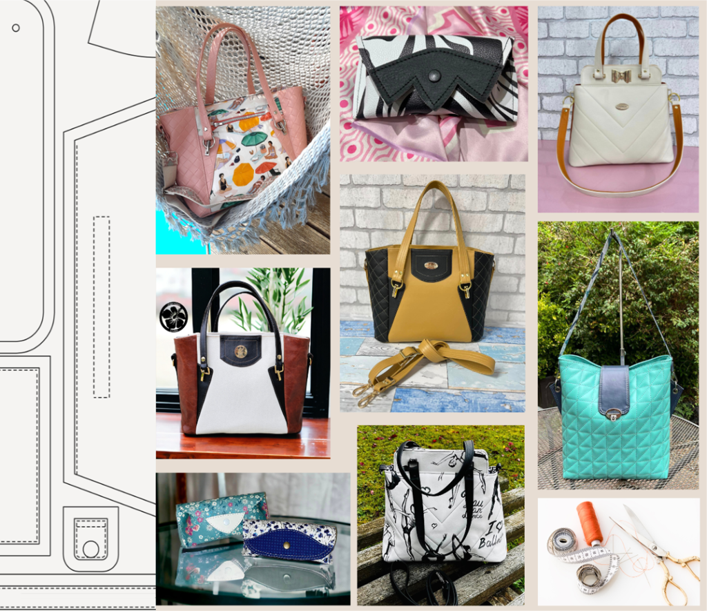 Original Designer Handbags: Bag Sewing Patterns, Techniques and ...