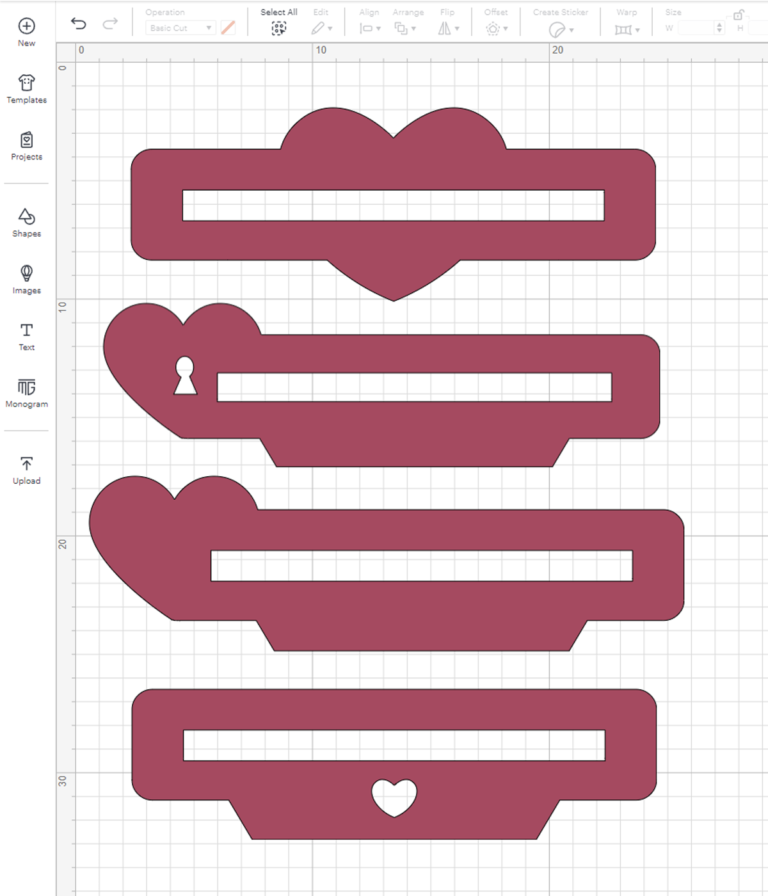 Valentine-Themed Zipper Overlay Collection - Petal Sewing Patterns